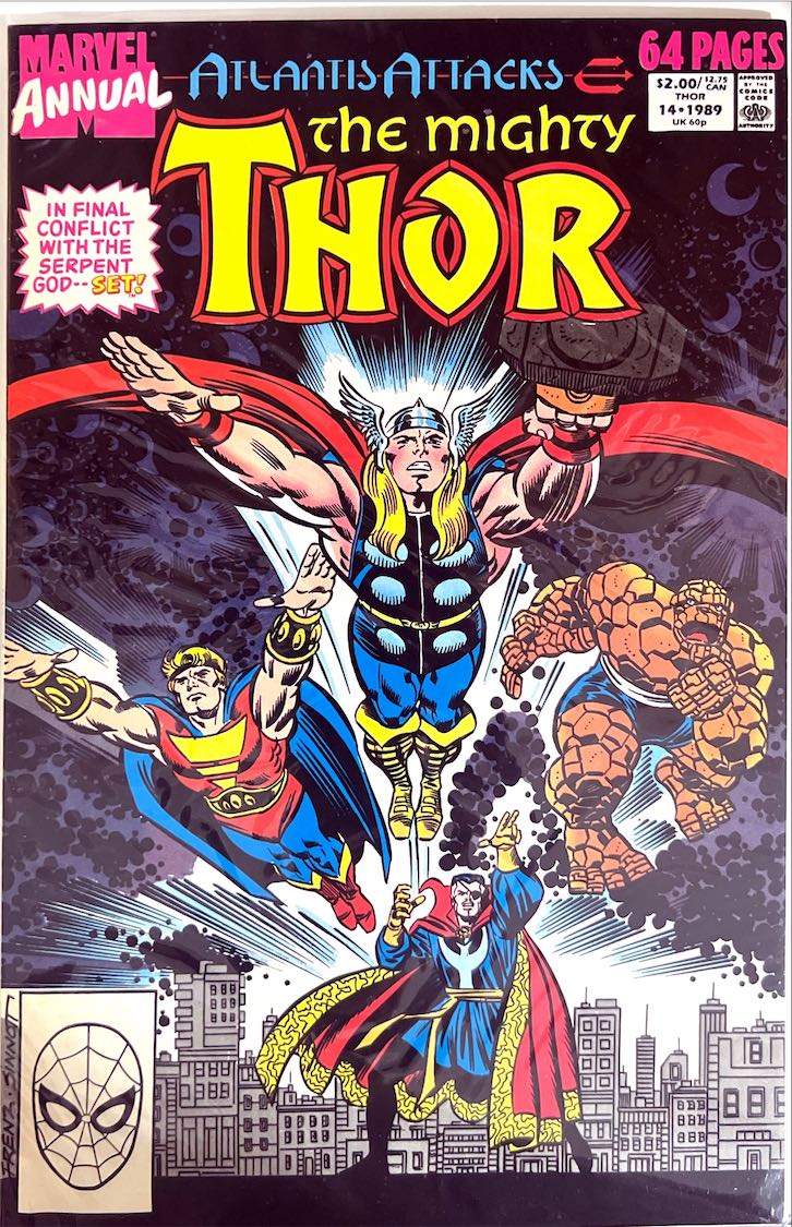 The Mighty Thor, Annual, #014 (Marvel, 1989) from WAYBAK