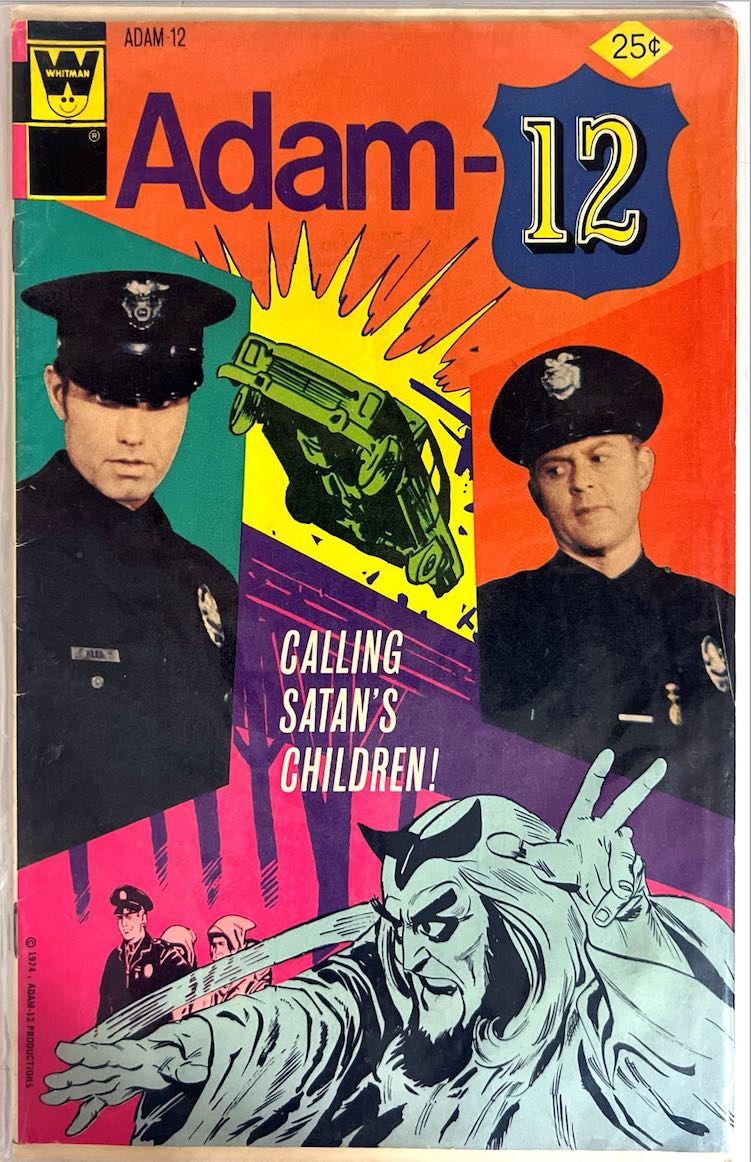 Adam-12, #12 (Whitman, 1974) from WAYBAK