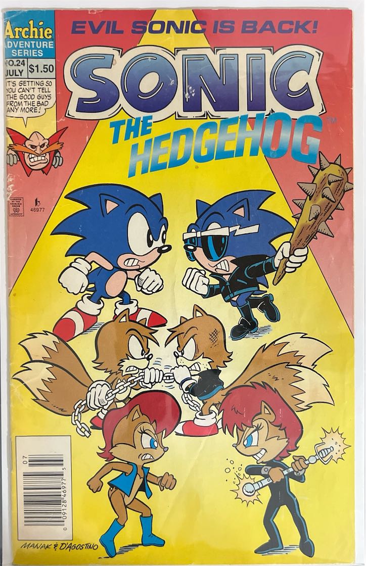 Sonic the Hedgehog, #024 (Archie Adventure Series, 1995) from WAYBAK