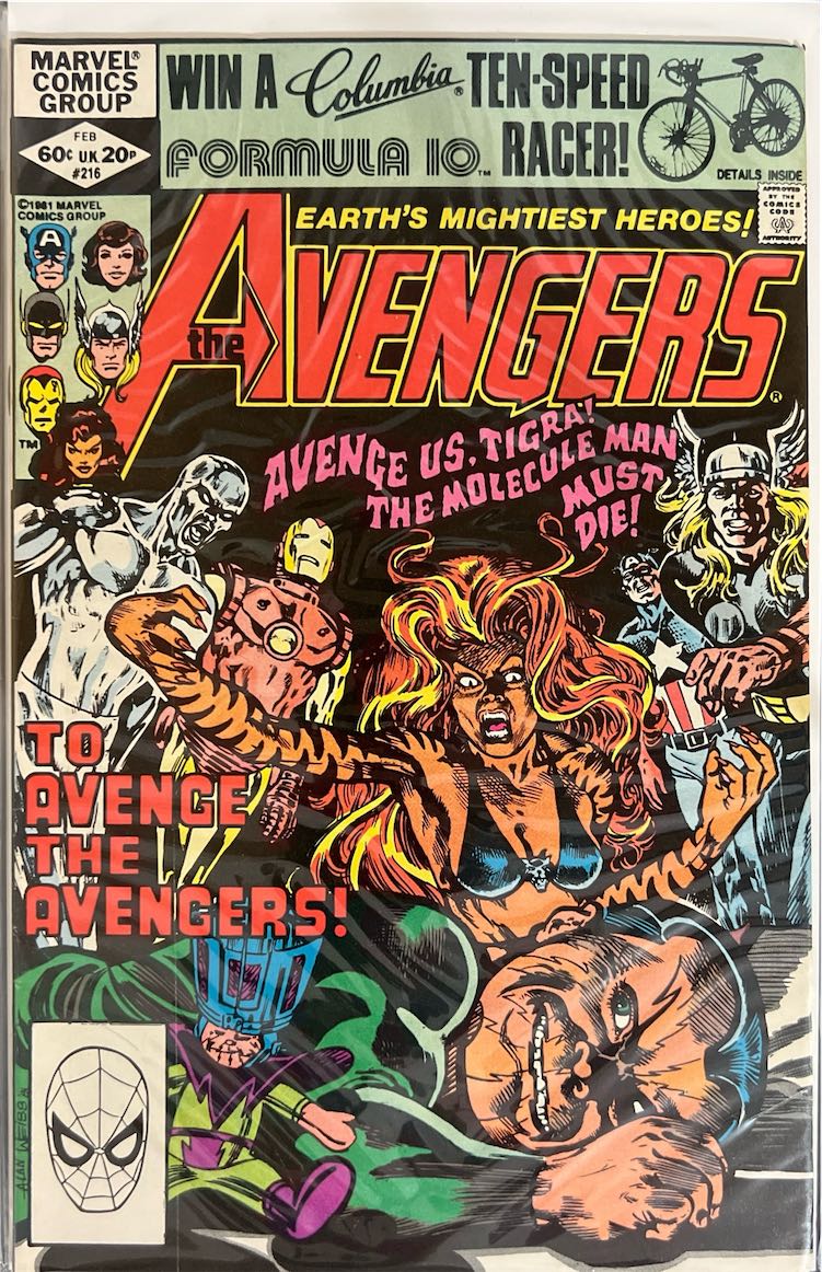 The Avengers, #216 (Marvel, 1982) from WAYBAK