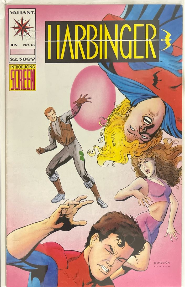 Harbinger, #018, Introducing Screen (Valiant, 1993) - Direct Edition ...